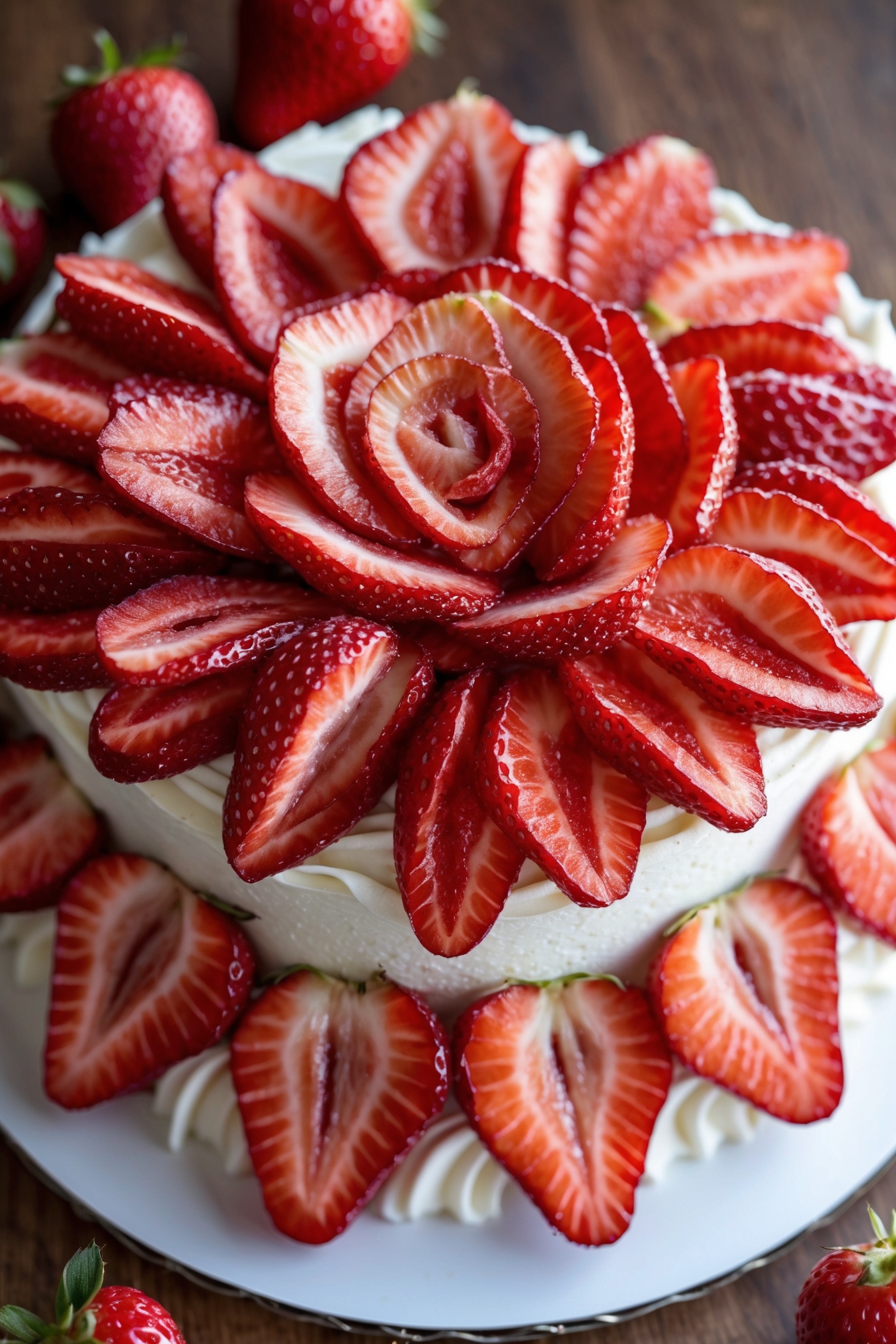 20+ Creative Strawberry Cake Decoration Ideas - CakeRe