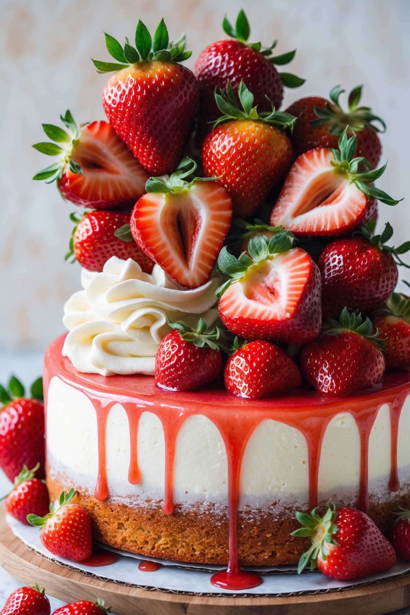 20+ Creative Strawberry Cake Decoration Ideas - CakeRe