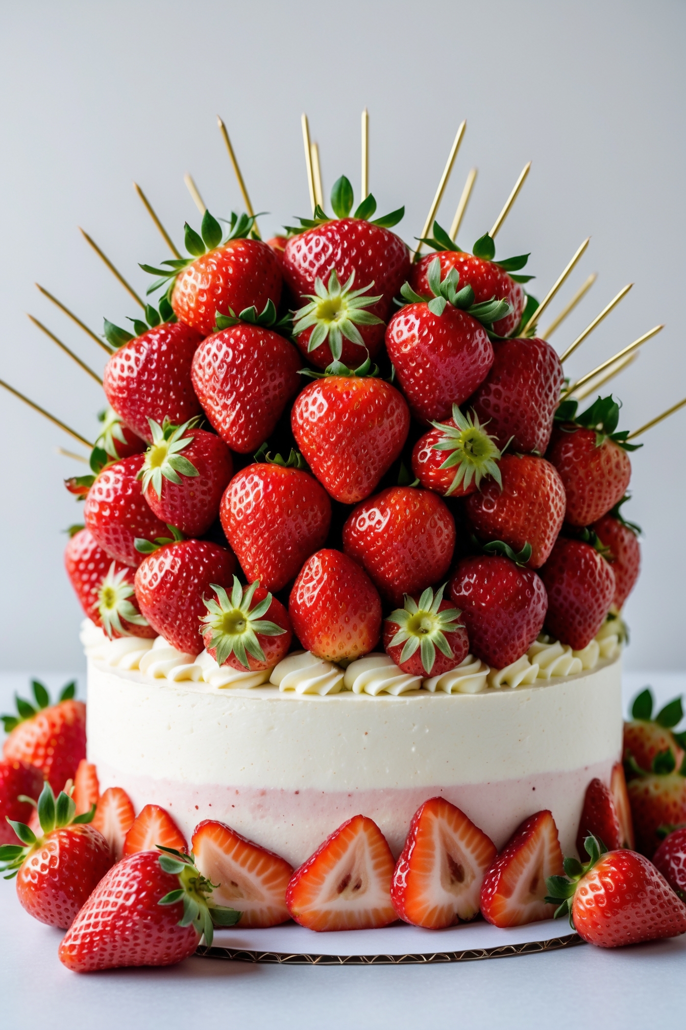20+ Creative Strawberry Cake Decoration Ideas - CakeRe
