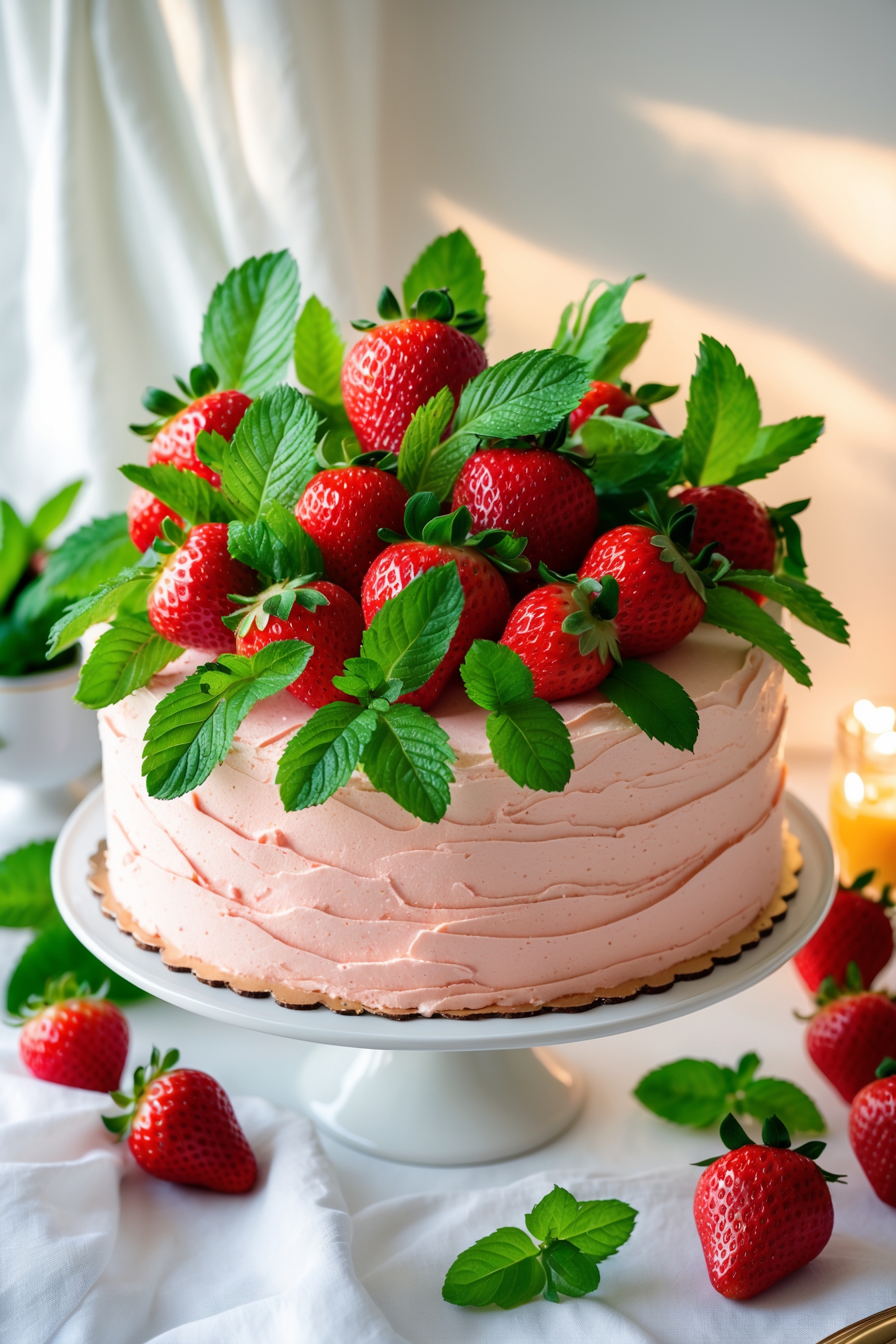 20+ Creative Strawberry Cake Decoration Ideas - CakeRe