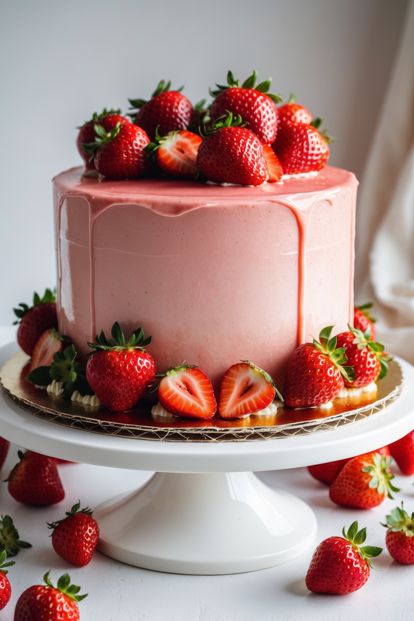 20+ Creative Strawberry Cake Decoration Ideas - CakeRe