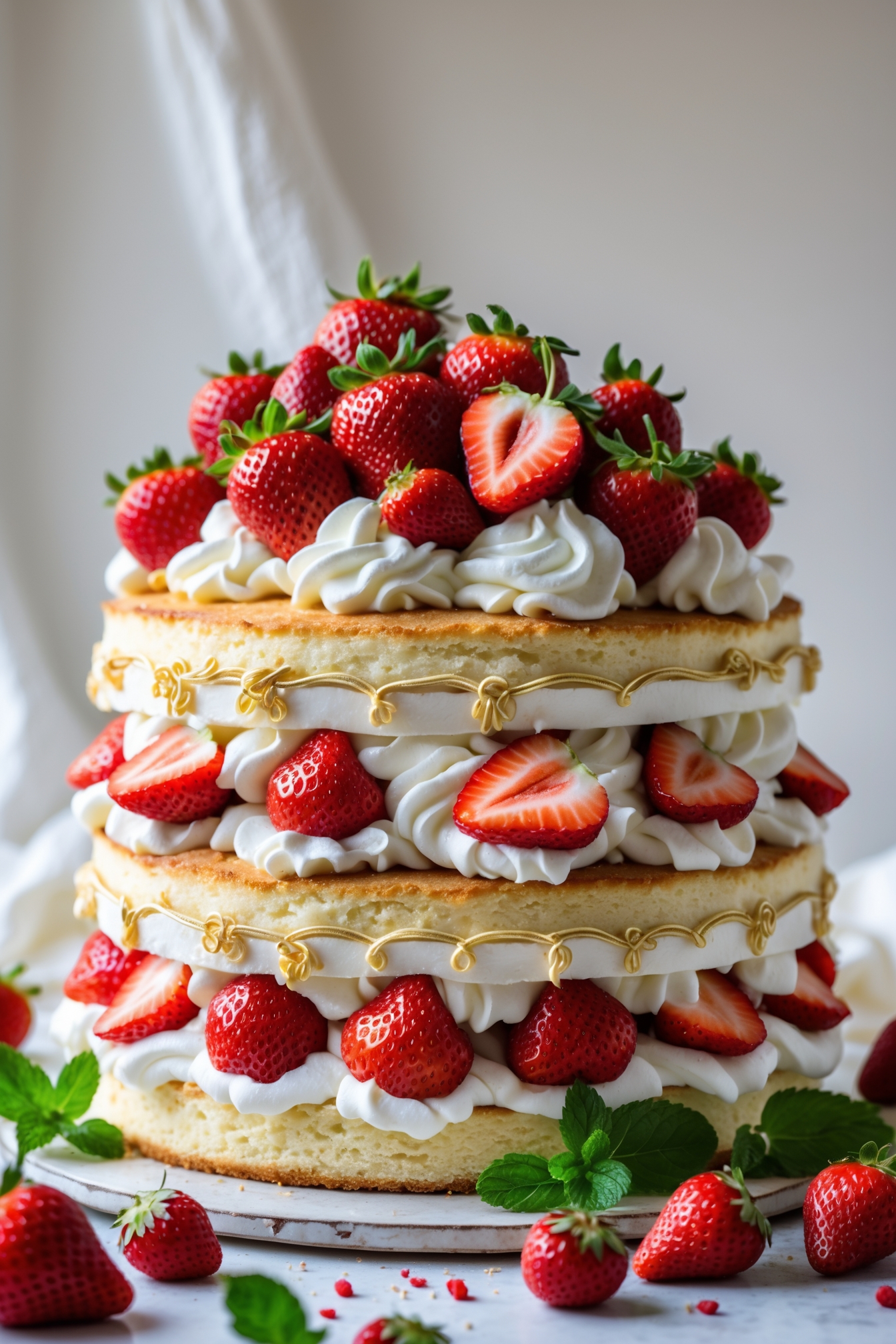 20+ Creative Strawberry Cake Decoration Ideas - CakeRe