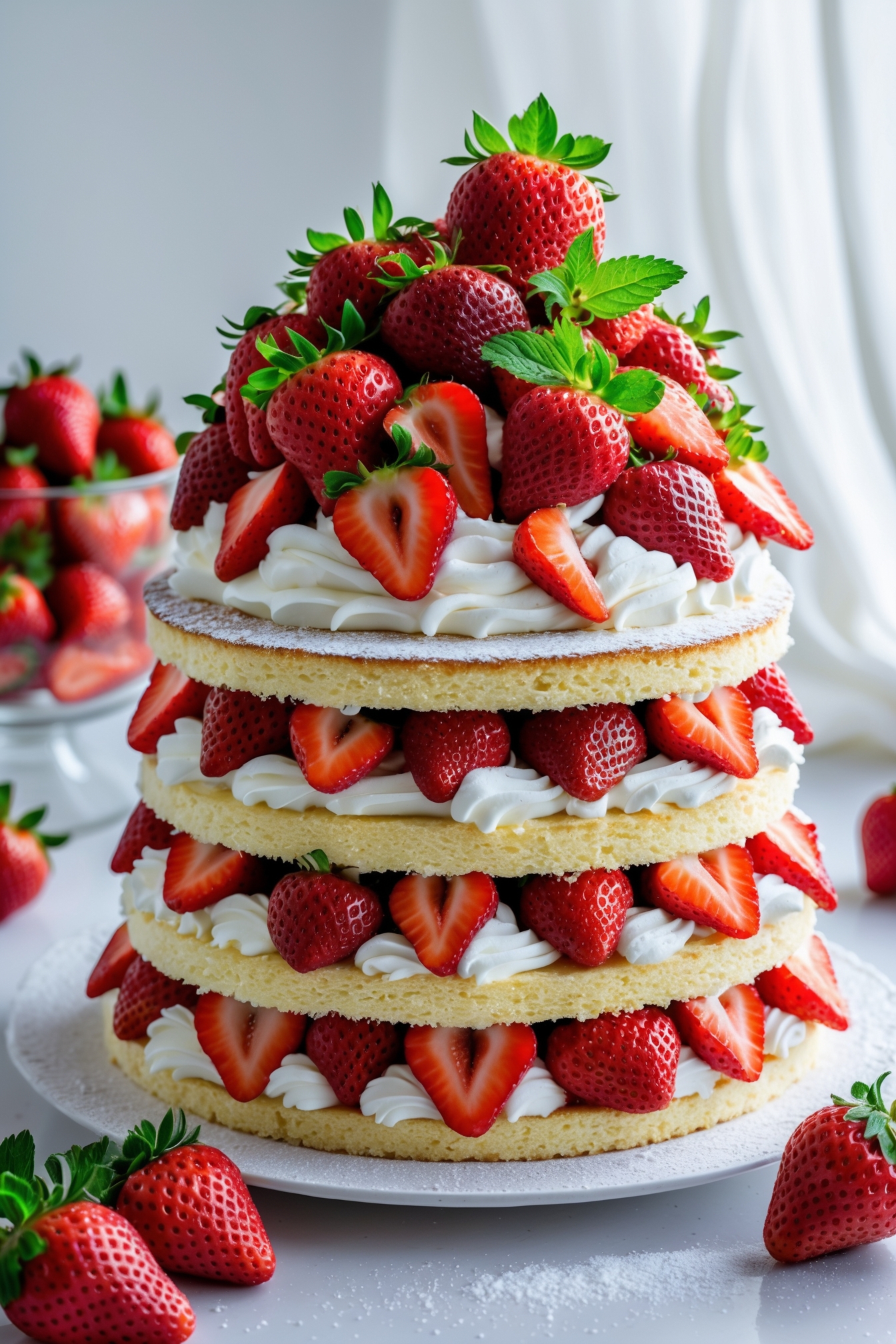 20+ Creative Strawberry Cake Decoration Ideas - CakeRe