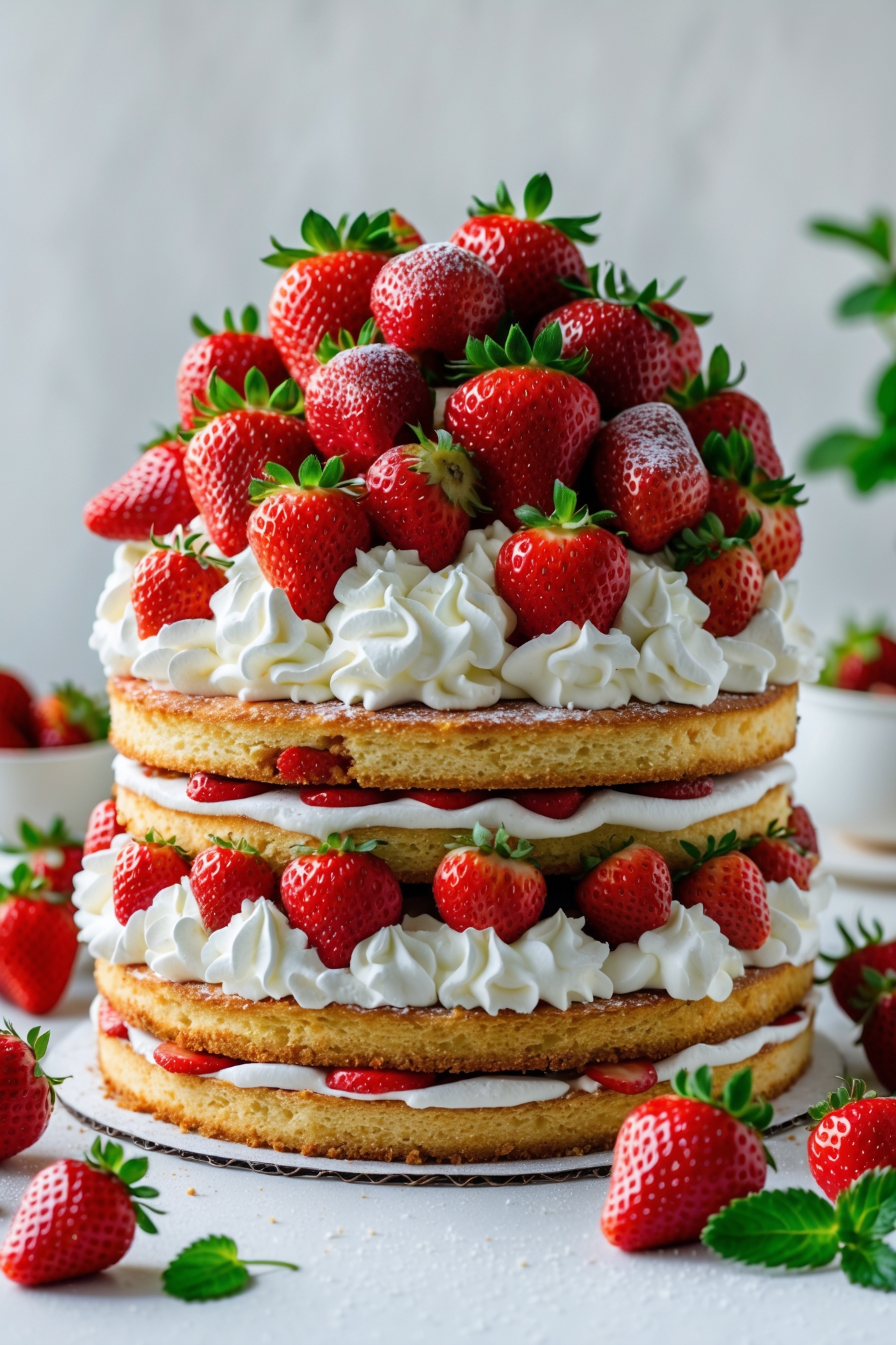20+ Creative Strawberry Cake Decoration Ideas - CakeRe