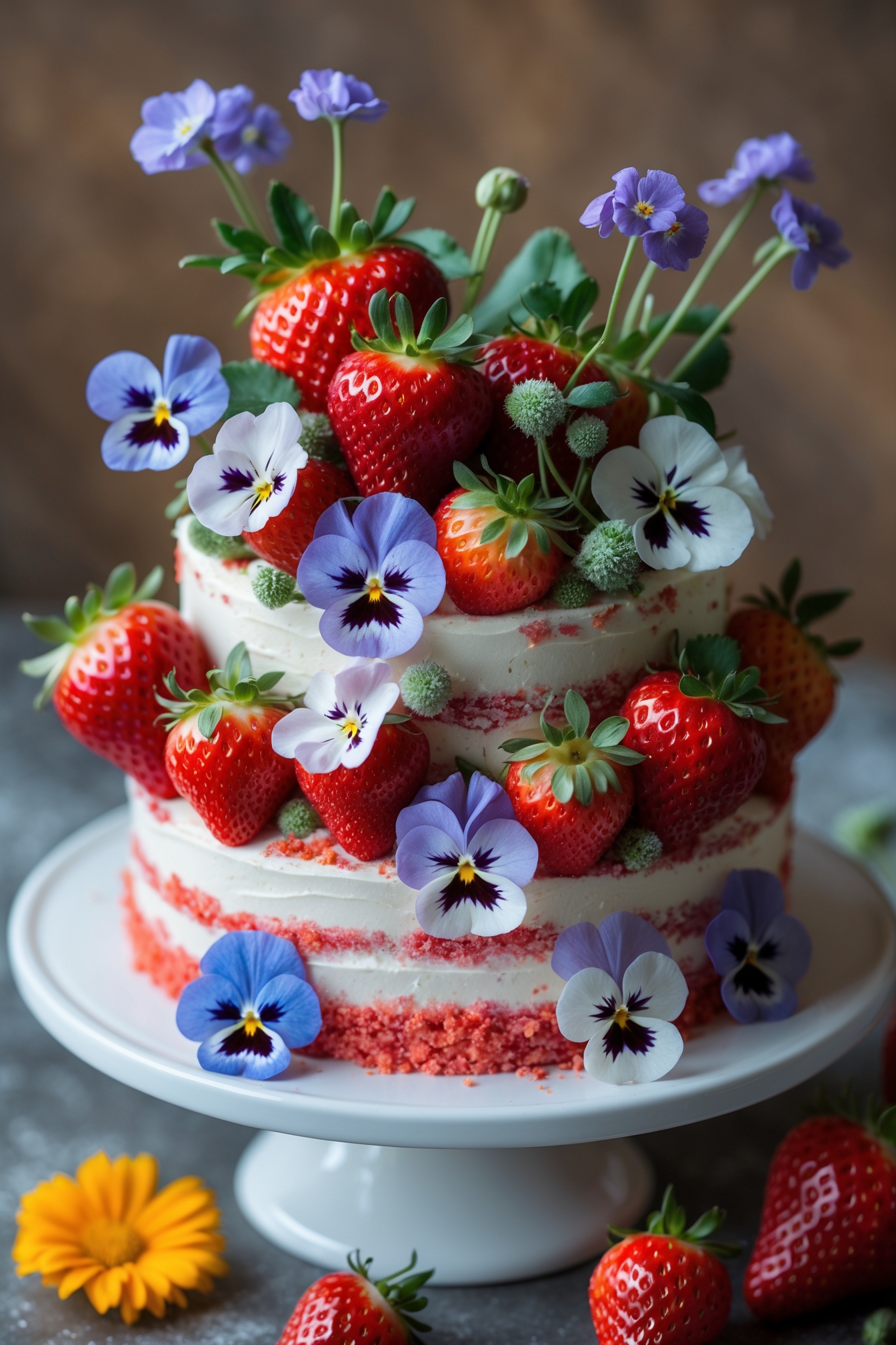 20+ Creative Strawberry Cake Decoration Ideas - CakeRe