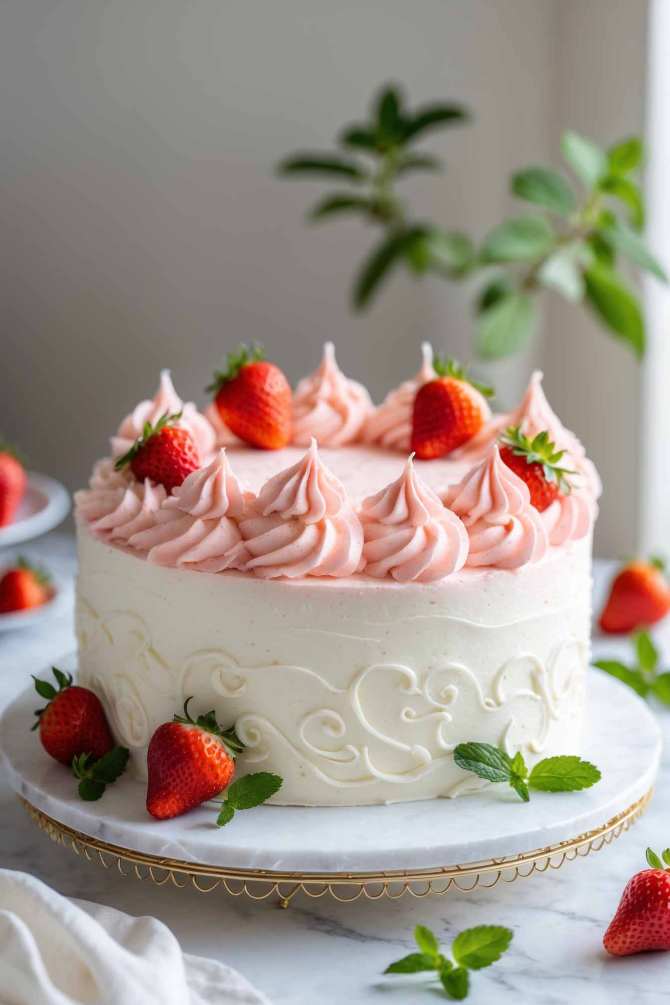 20+ Creative Strawberry Cake Decoration Ideas - CakeRe