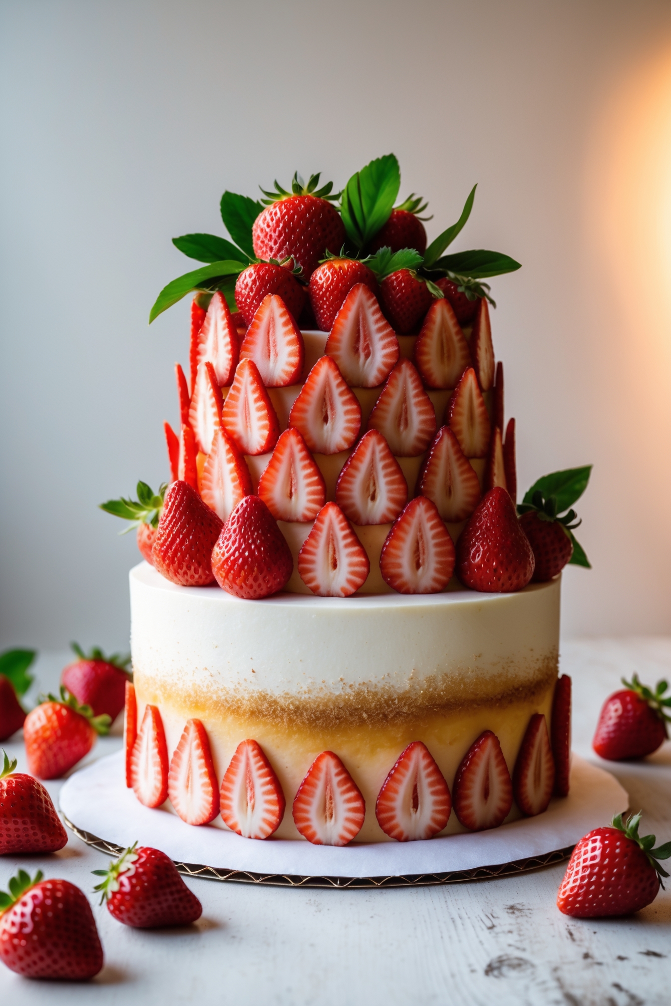 20+ Creative Strawberry Cake Decoration Ideas - CakeRe