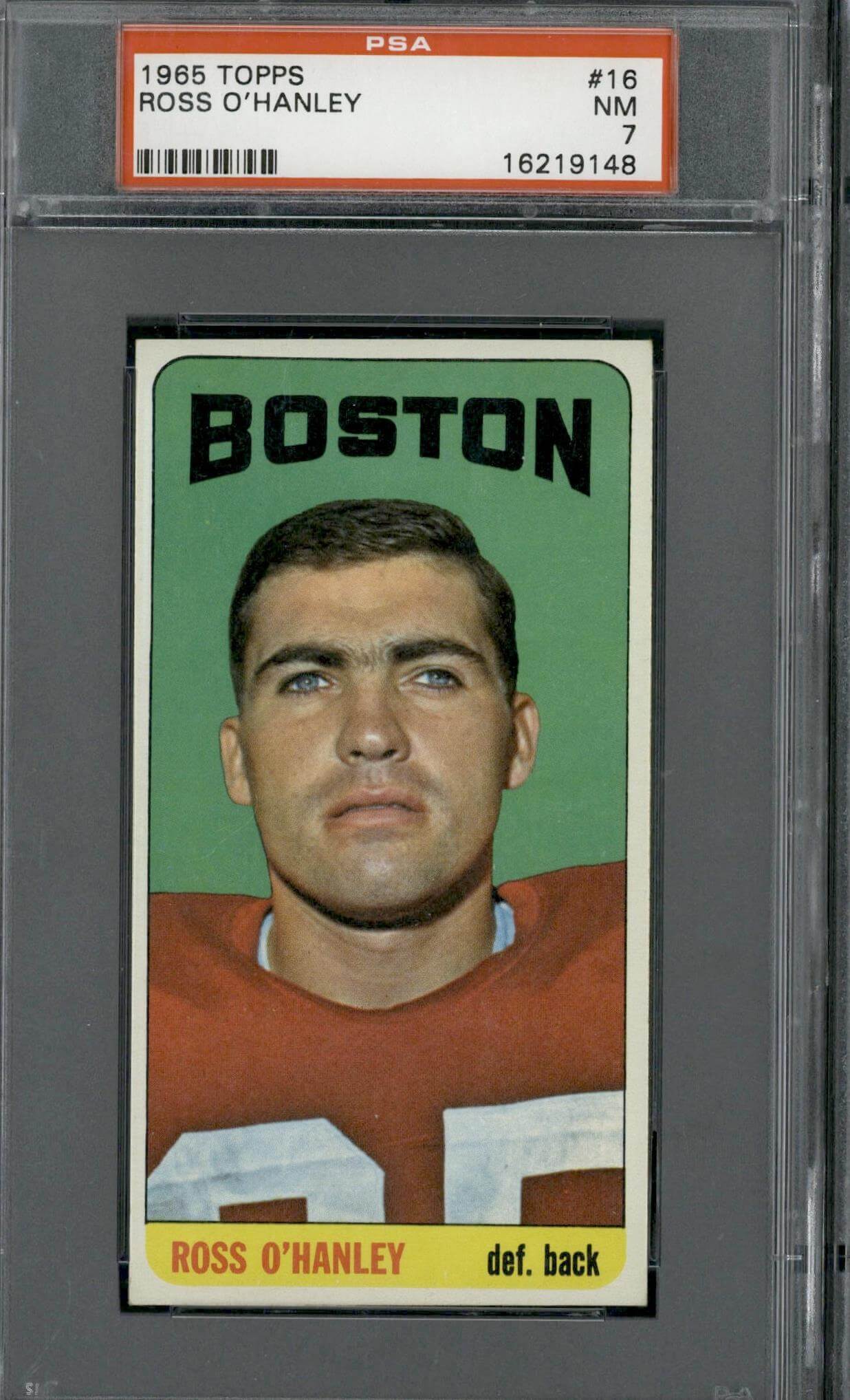 1965 Topps #16 Ross O'Hanley - TonyeTrade