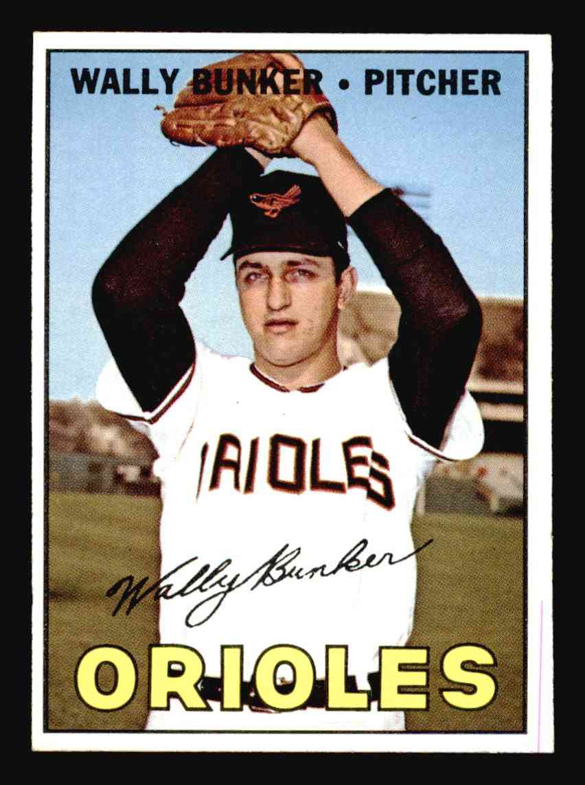 1967 Topps #585 Wally Bunker - TonyeTrade