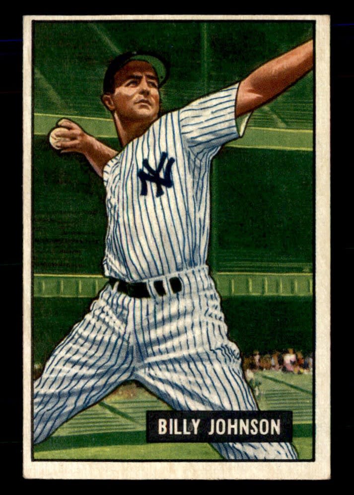1950 Bowman #102 Billy Johnson – TonyeTrade