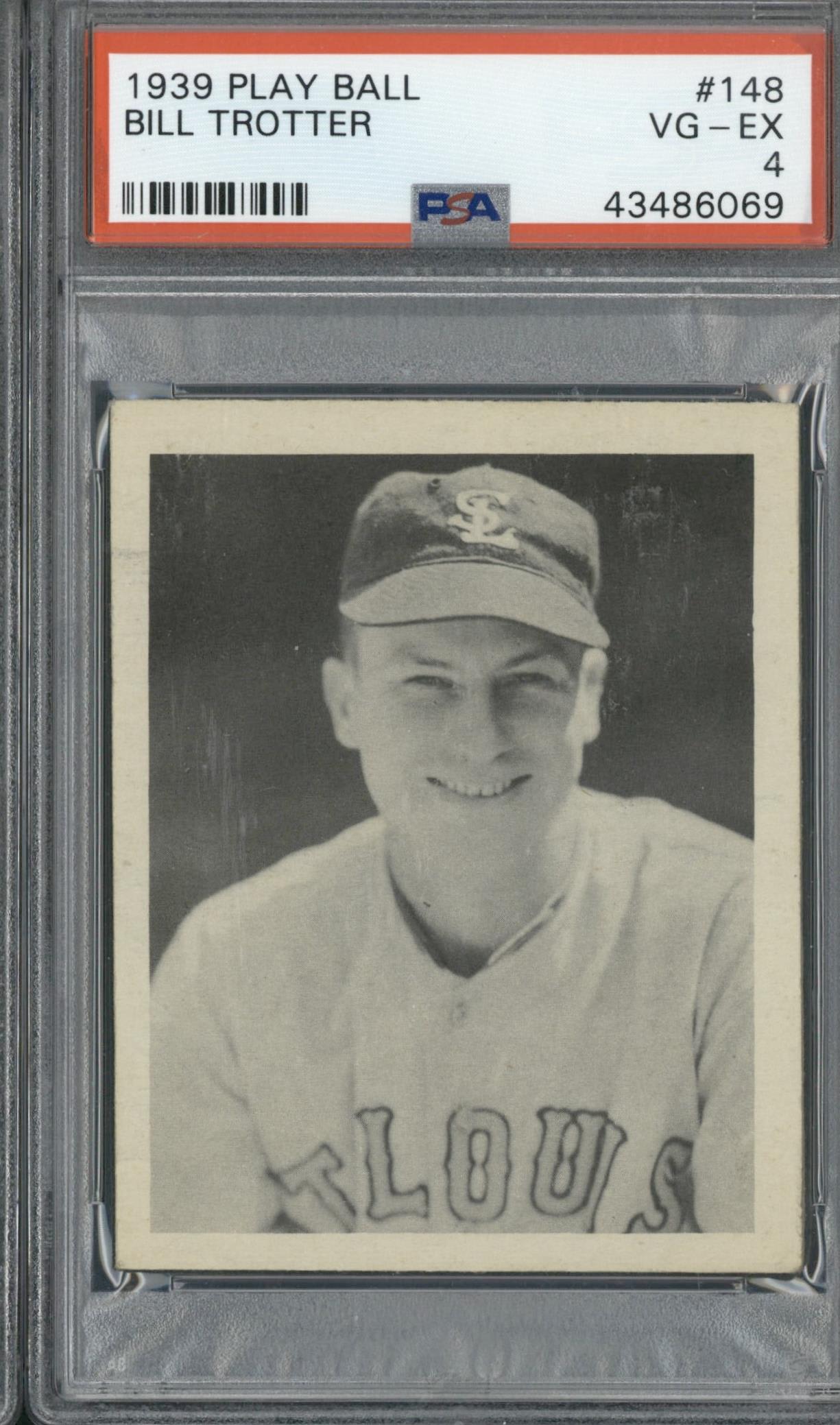1939 Play Ball #148 Bill Trotter – TonyeTrade