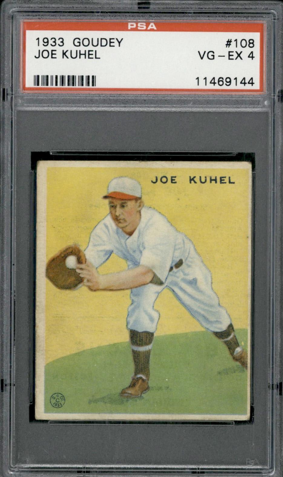 1934 Batter-Up #80 Joe Kuhel – TonyeTrade