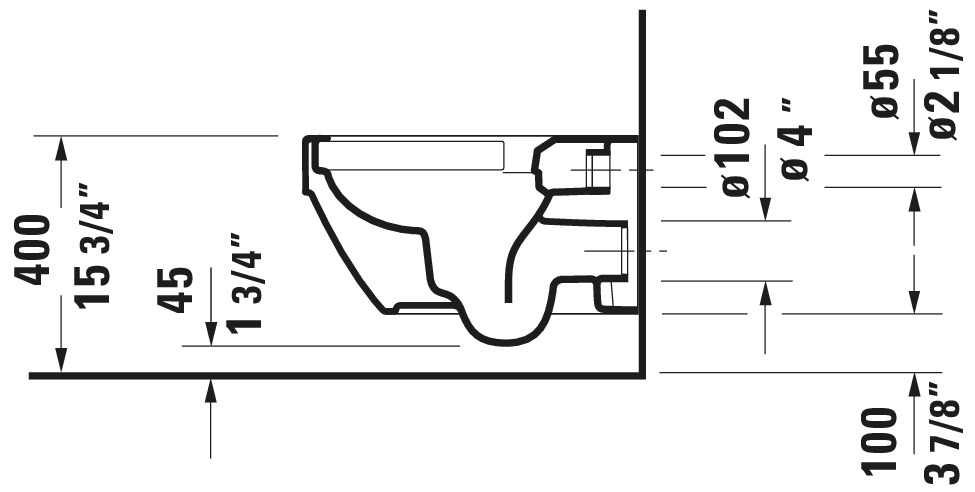 Pacific Plumbing Supply Company | Duravit Vero 1.6/0.8 GPF Dual Flush ...