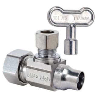 Pacific Plumbing Supply Company | 1/2" x 3/8" Angle Stop(Key) - Comp x ...