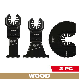 Pacific Plumbing Supply Company | 3 Piece High Carbon Steel Wood Universal Fit Oscillating Multi ...