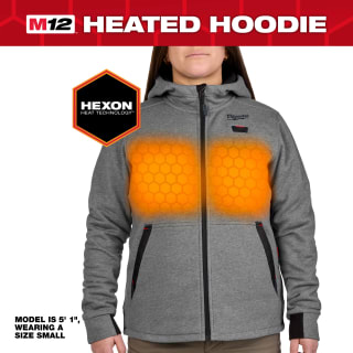 Pacific Plumbing Supply Company | M12™ Women's Heated Hoodie - Gray XL