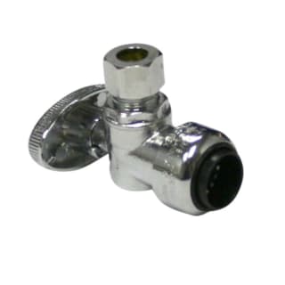Pacific Plumbing Supply Company | 1/2" x 3/8" Angle Stop - Push x Comp
