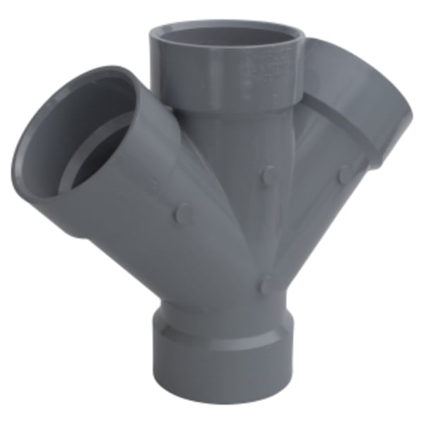 Pacific Plumbing Supply Company | 3" Double Wye All Hub CPVC Chemical ...