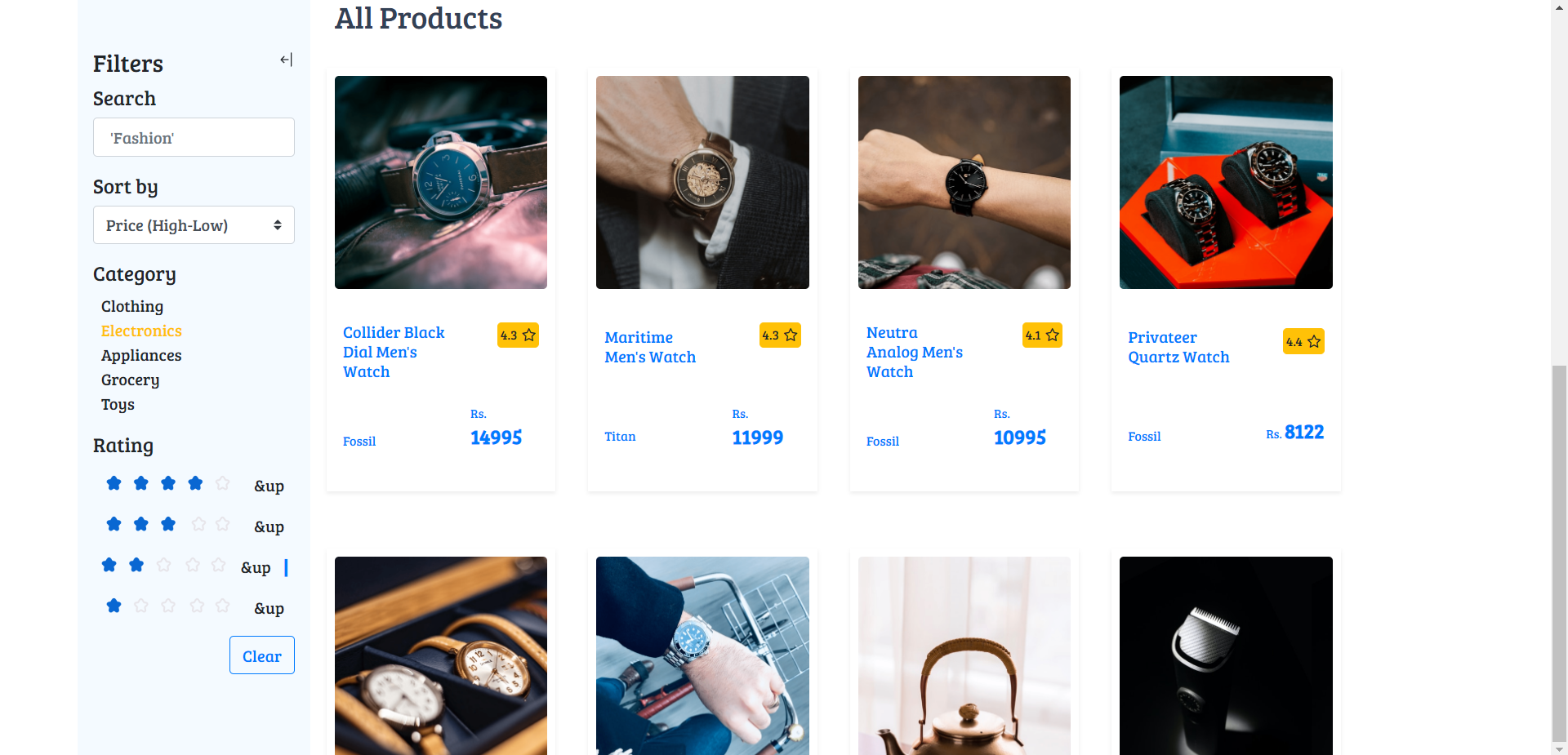 GitHub - SRINUMEESALA/nxtTrendz