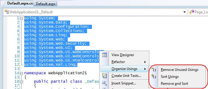Visual Studio 2008: Smarter Intellisense