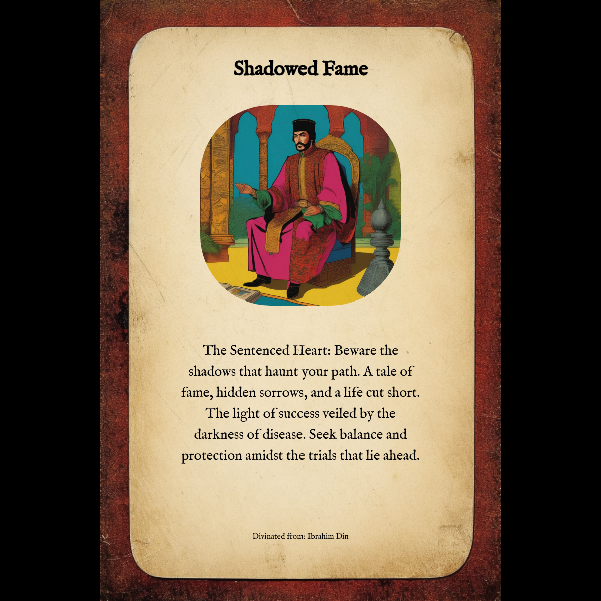 glif - Generative Tarot Card by fab1an