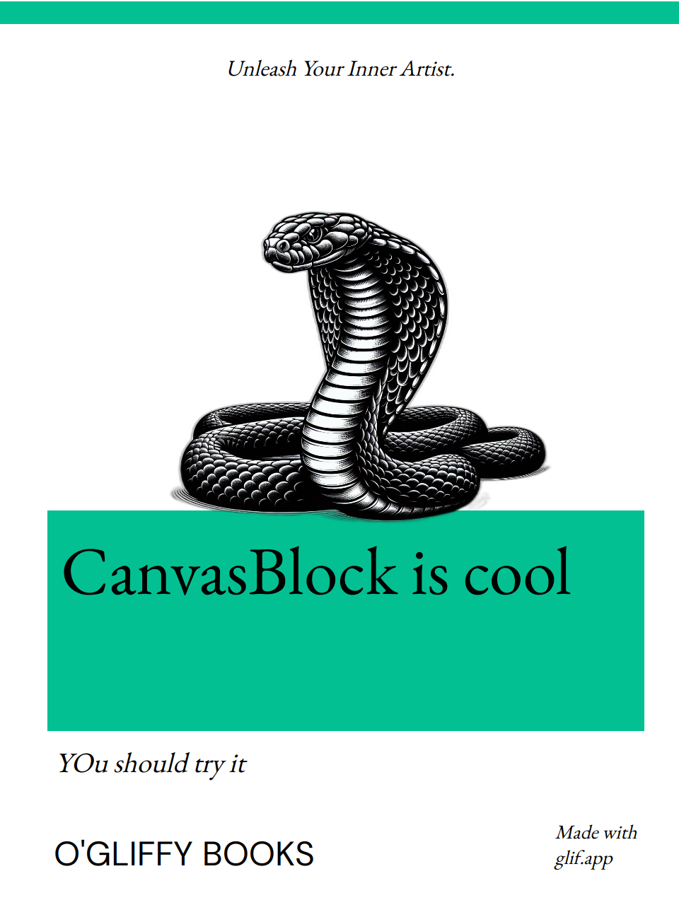 glif - O'RLY Cover Generator by fab1an