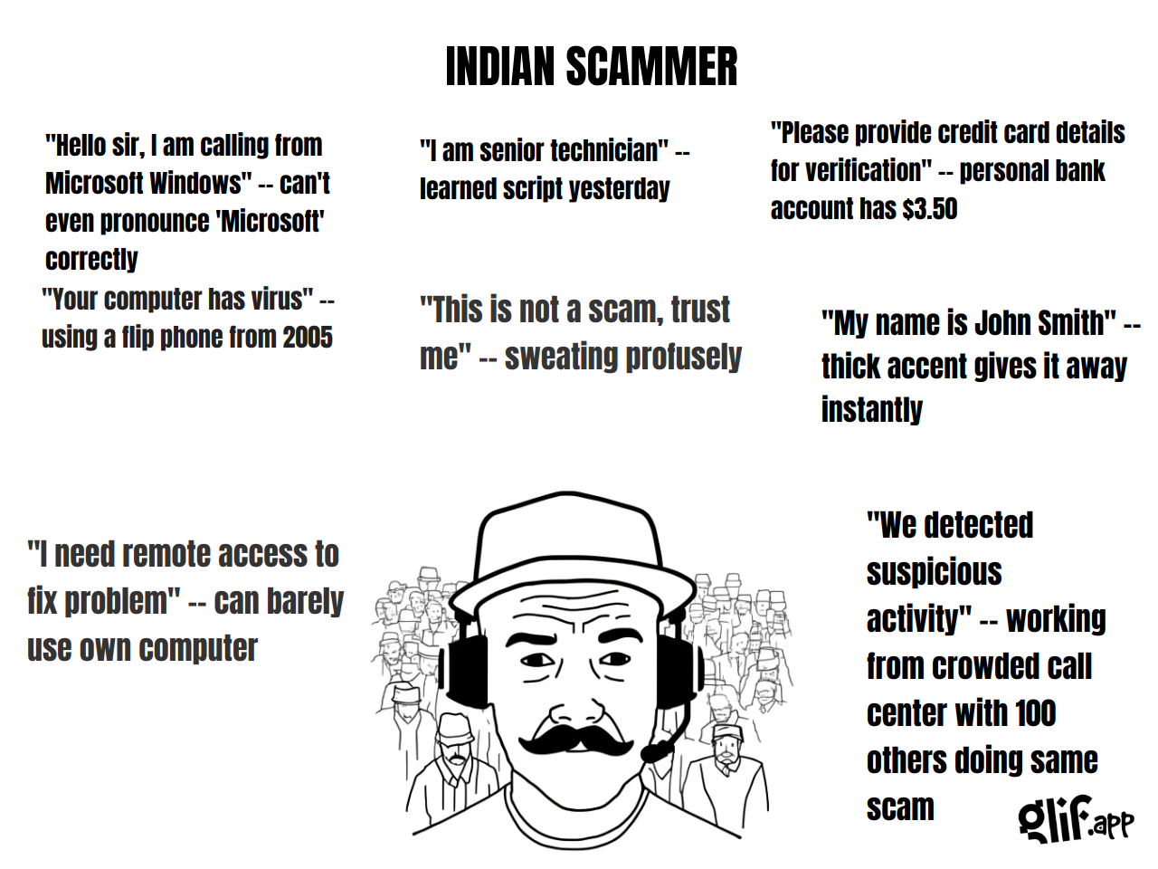 Indian Call Center Meme