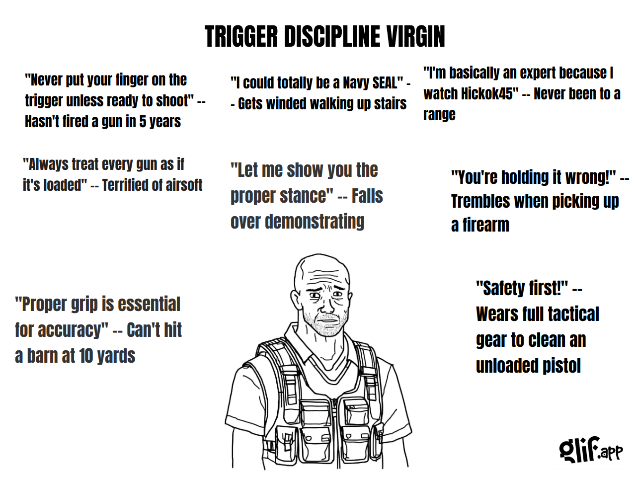Discipline Gun Meme