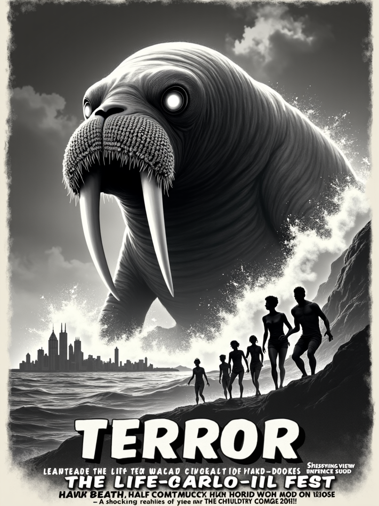 glif - 1950s Creature Feature Poster Generator by designsbyschard