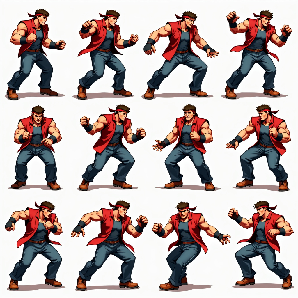 glif - 2D Character Action Sprite Sheet (with image upload) by ...