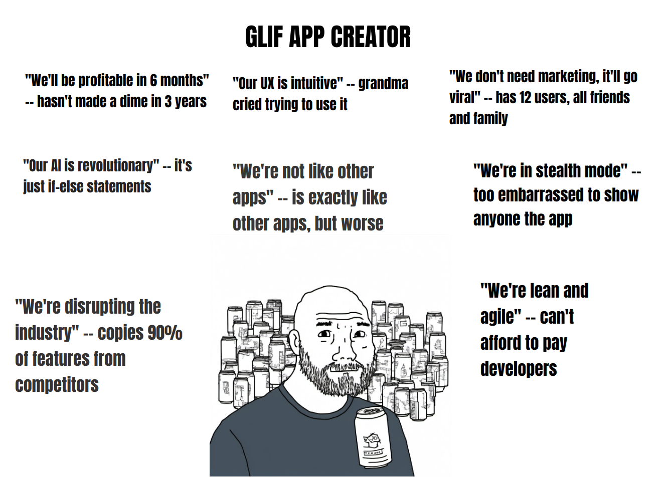 glif - WOJAK MEME GENERATOR (remix) by OllieG