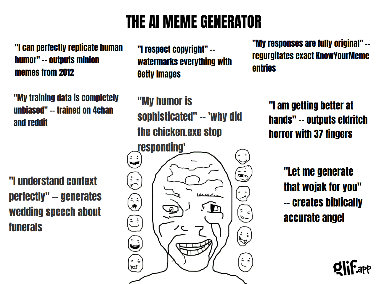 glif - WOJAK MEME GENERATOR by fab1an