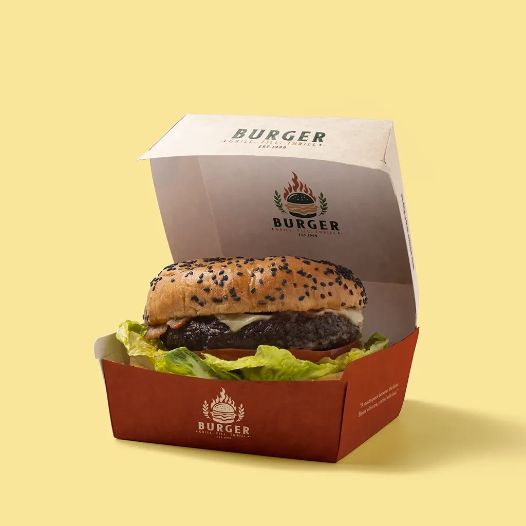 Order Premium Custom Hamburger Boxes | BoxLark