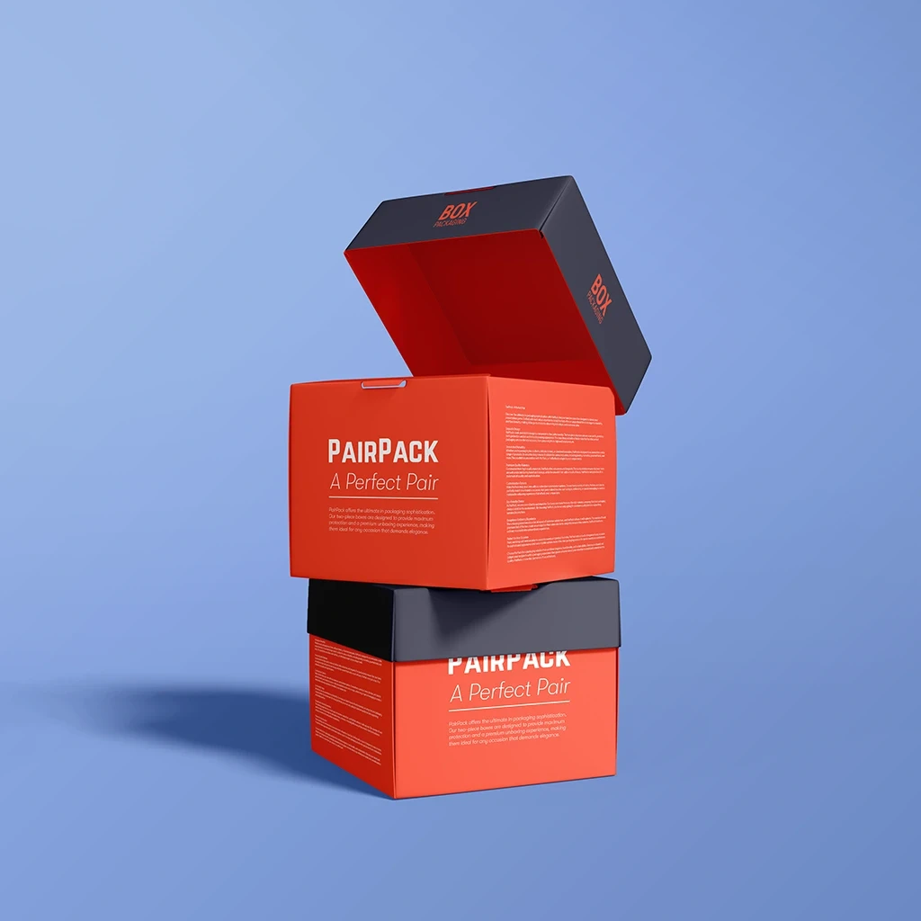 Custom Two Piece Boxes | 2 Piece Rigid Boxes Wholesale