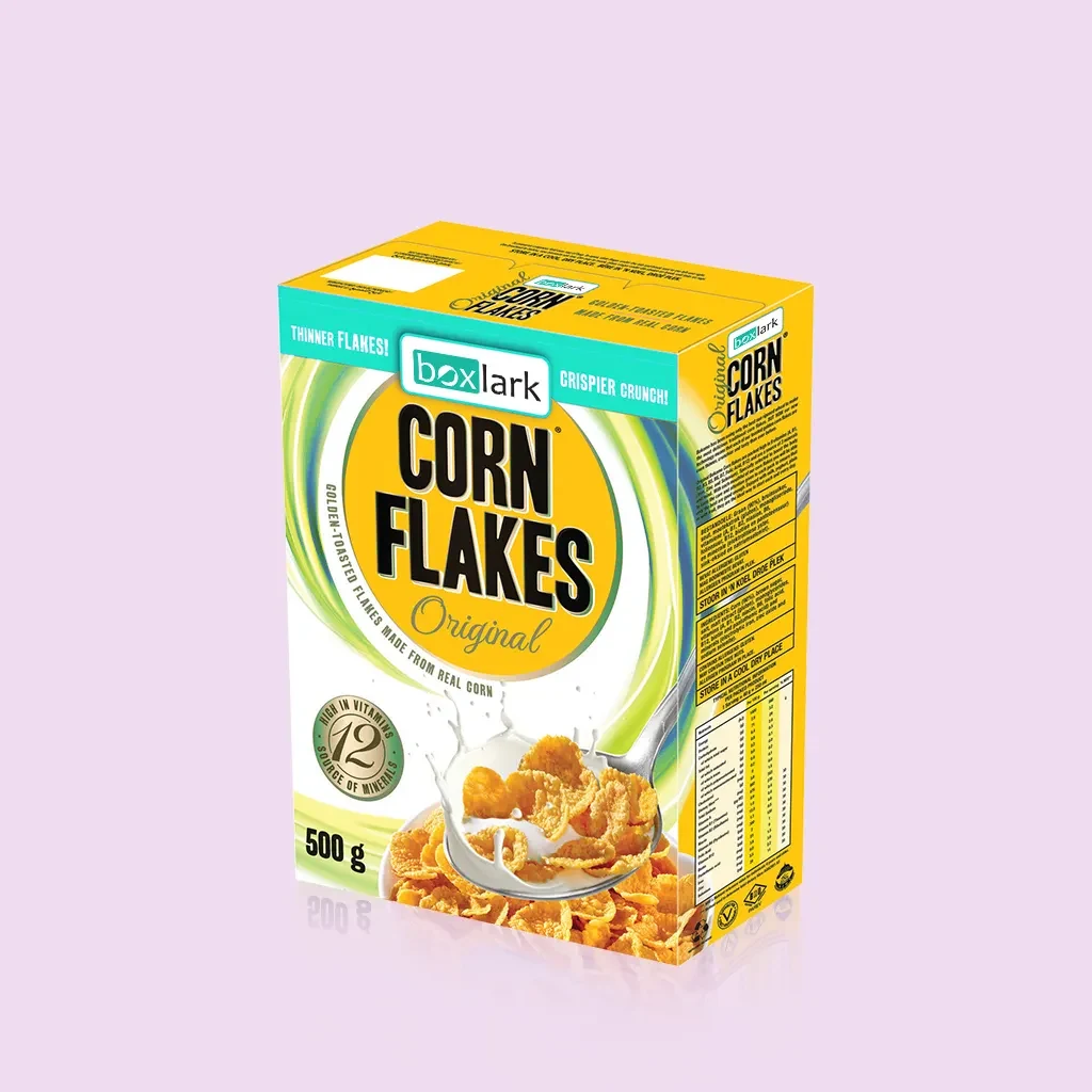 Order Custom Corn Flakes Boxes | Stand Out on Shelves with BL LLC