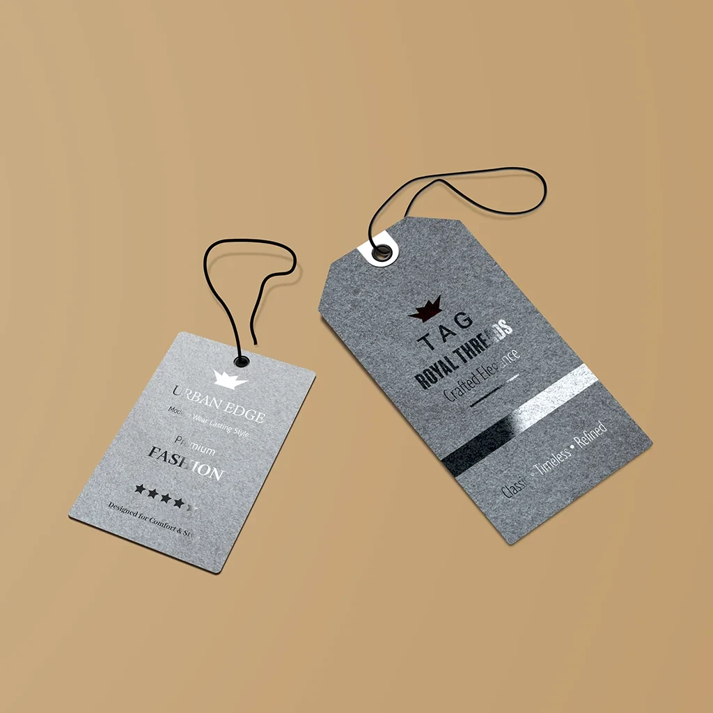Stand Out with Stylish Custom Hang Tags by BoxLark | Buy Now!