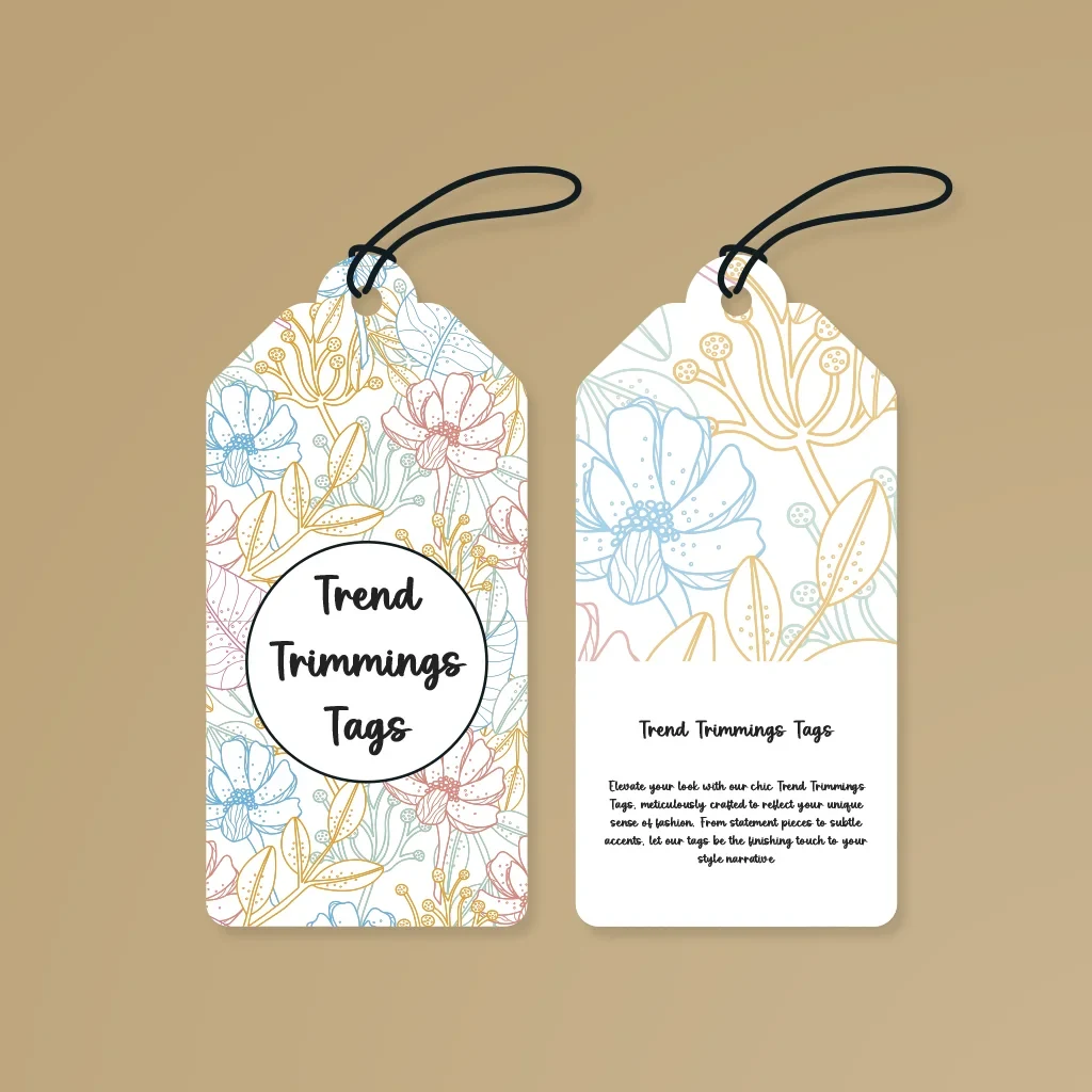 Stand Out with Stylish Custom Hang Tags by BoxLark | Buy Now!