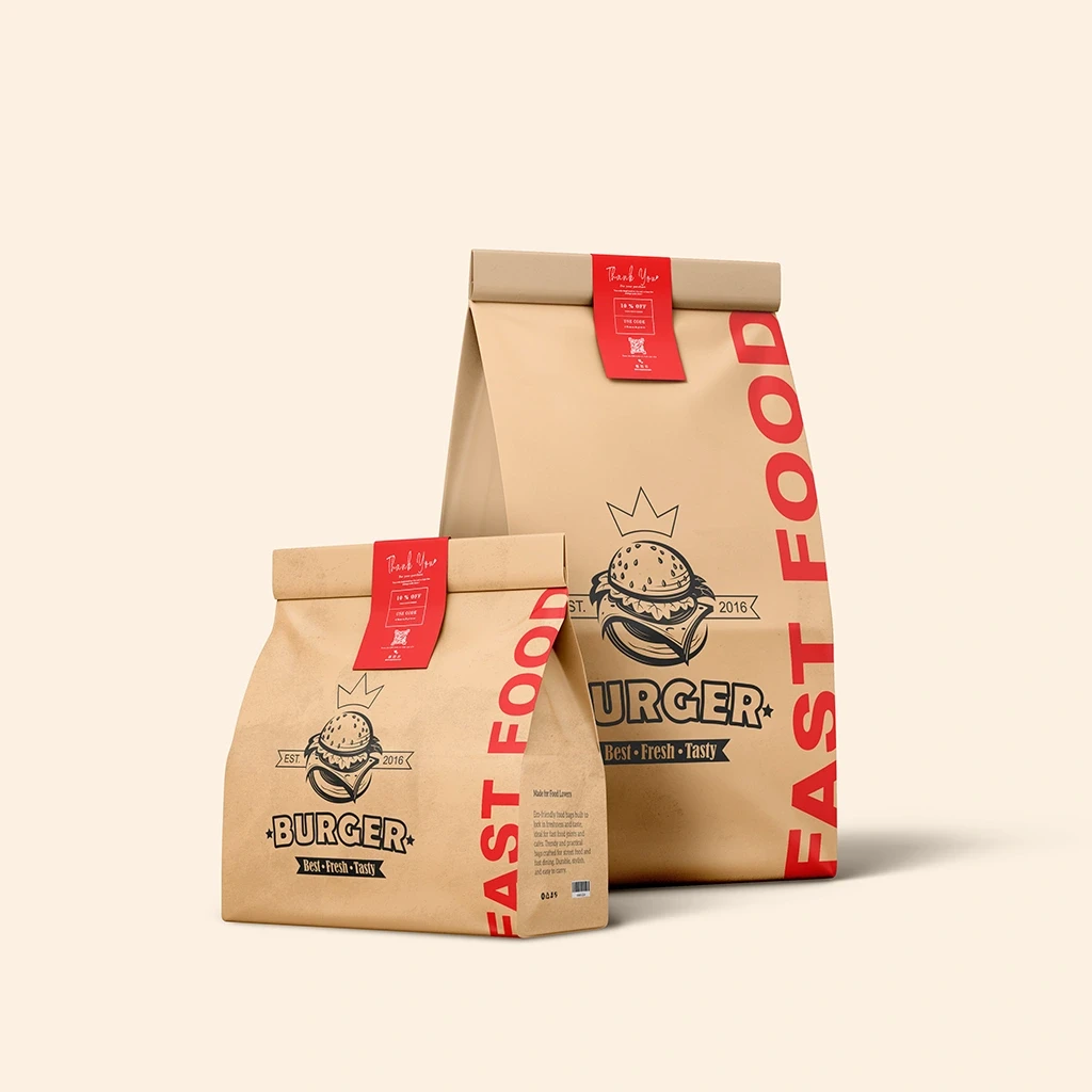 Custom Fast Food Bags by Boxlark| Order Yours Today!