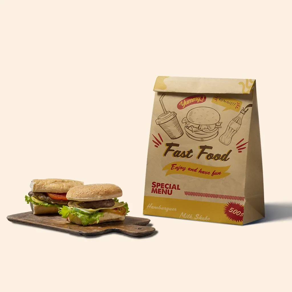 Custom Fast Food Bags by Boxlark| Order Yours Today!