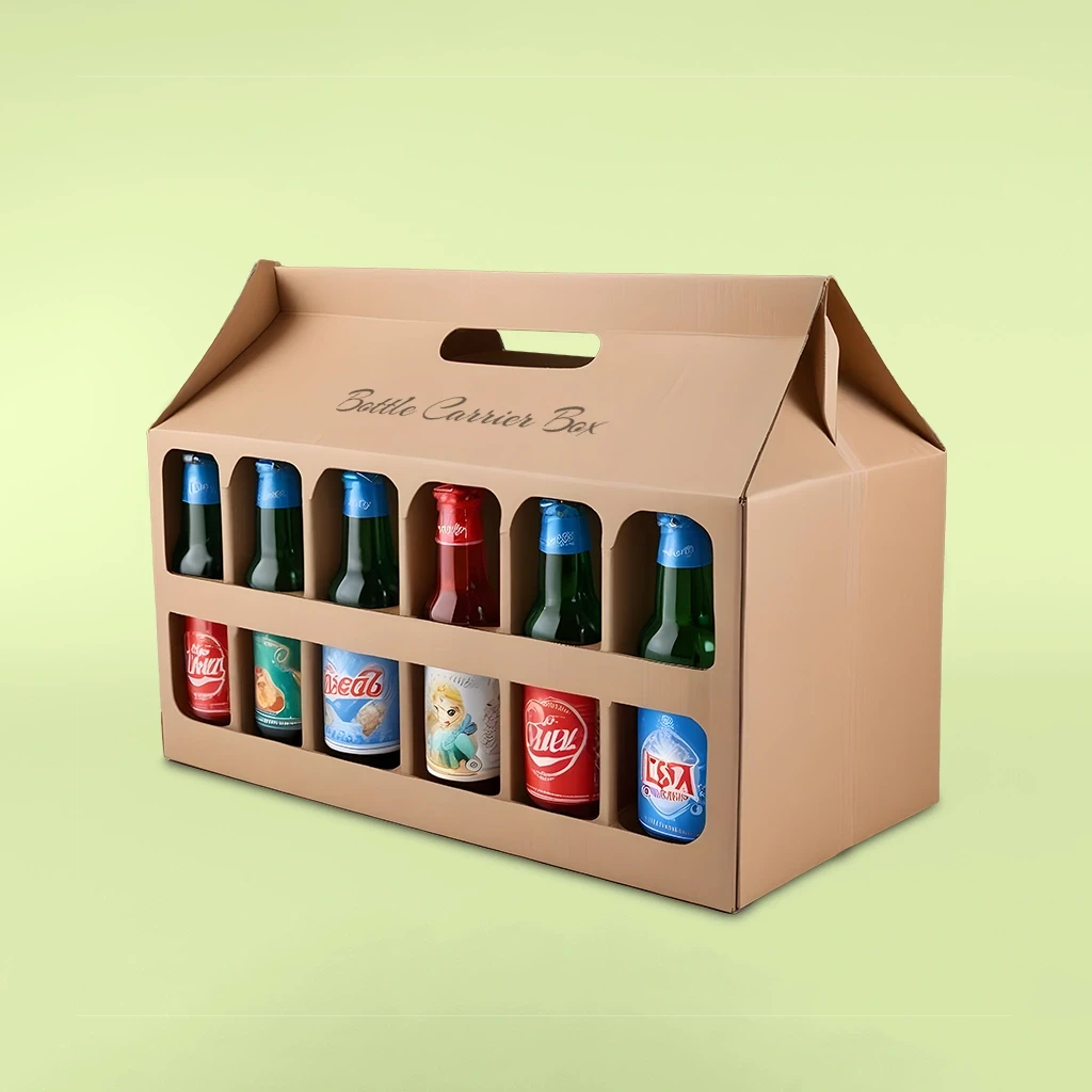 Grab High-Quality Custom Bottle Carrier Boxes Wholesale Now| BoxLark