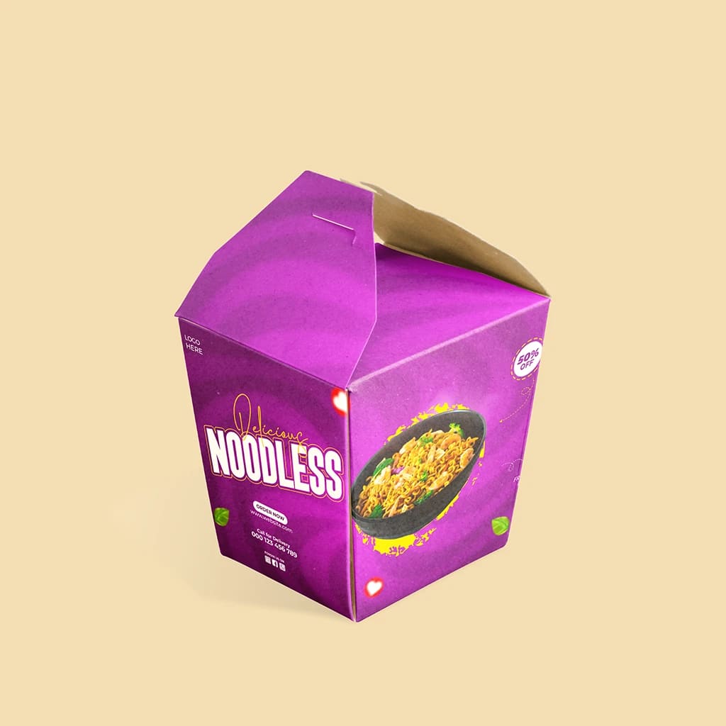 Custom Noodle Boxes for Sale | Buy Now at Boxlark