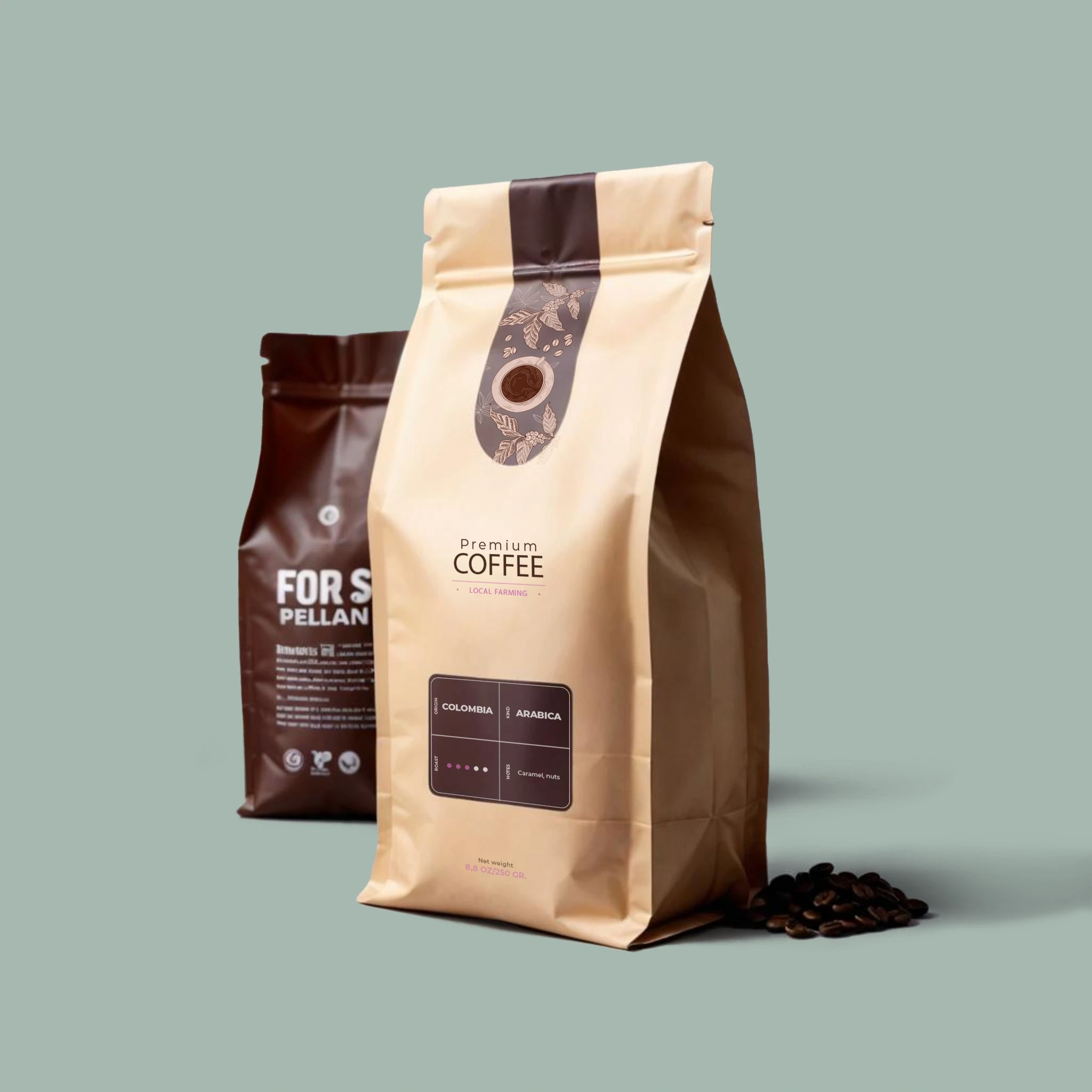 Custom Coffe Bags in USA | Printed & Wholesale | BoxLark