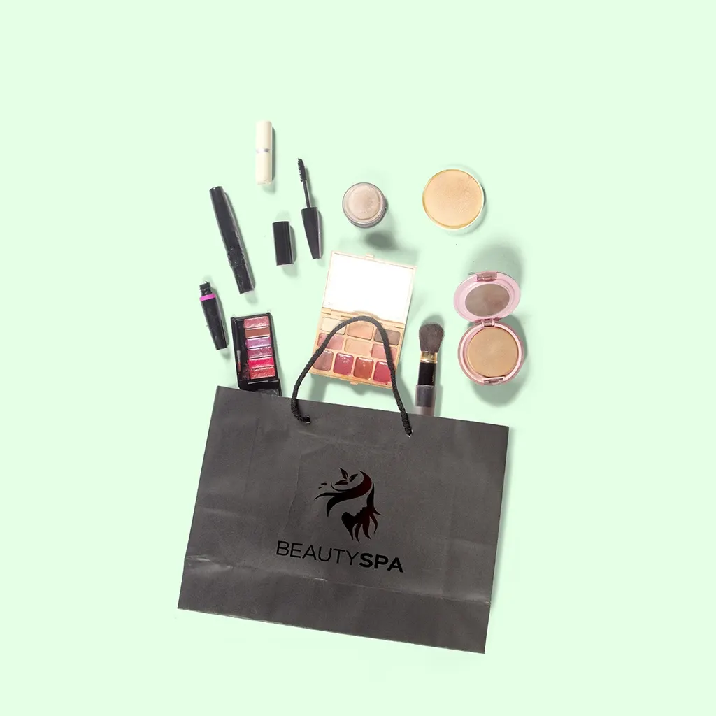 Custom Cosmetic Paper Bags | Cosmetic Bags Wholesale