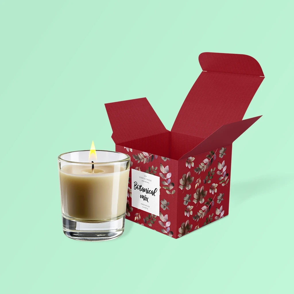 Custom Candle Boxes | Printed Candle Packaging Wholesale