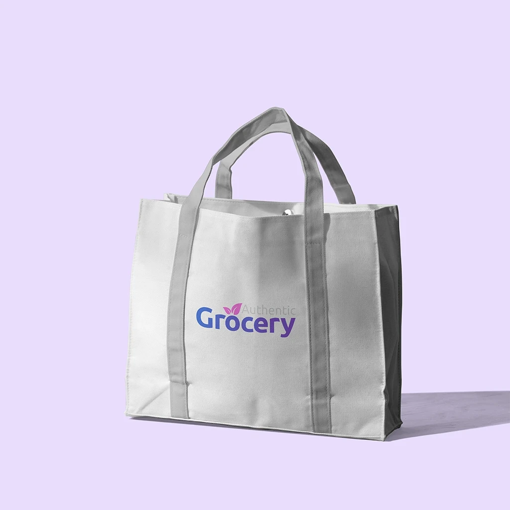 Explore Durable Custom Grocery Bags with Logo | BoxLark