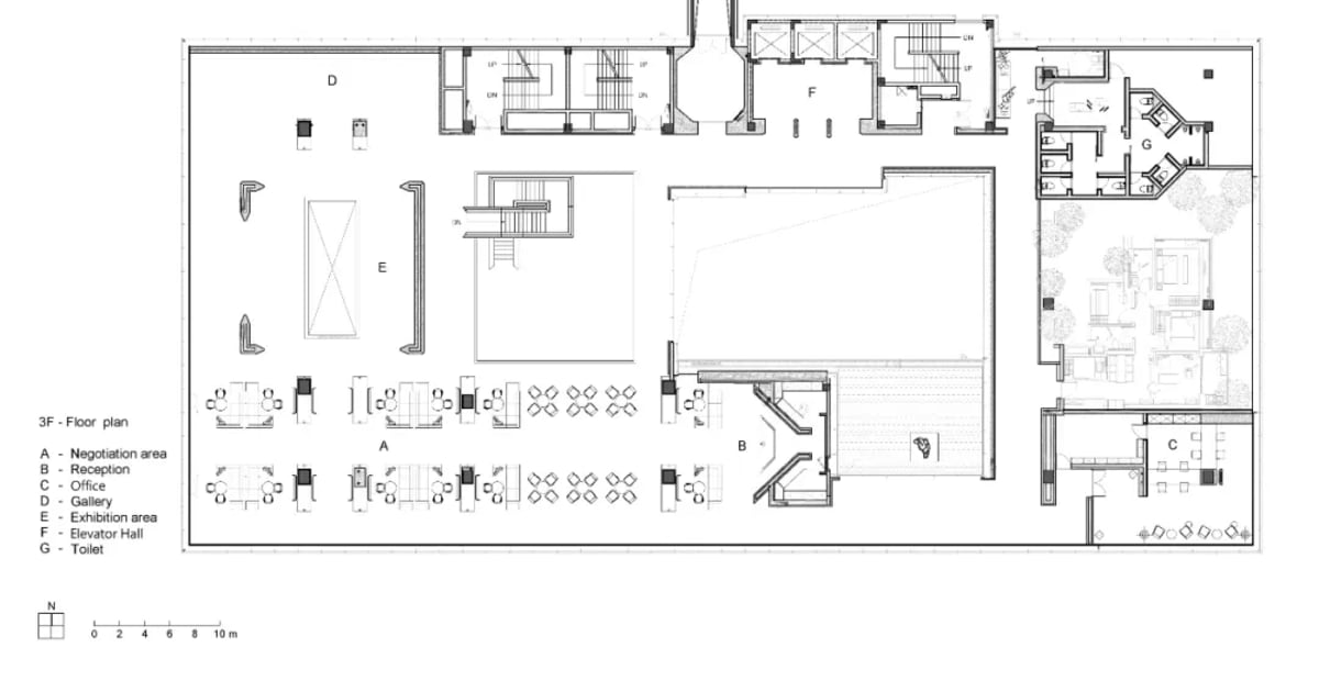 Office Building Floor Plan Concrete | Feel Design