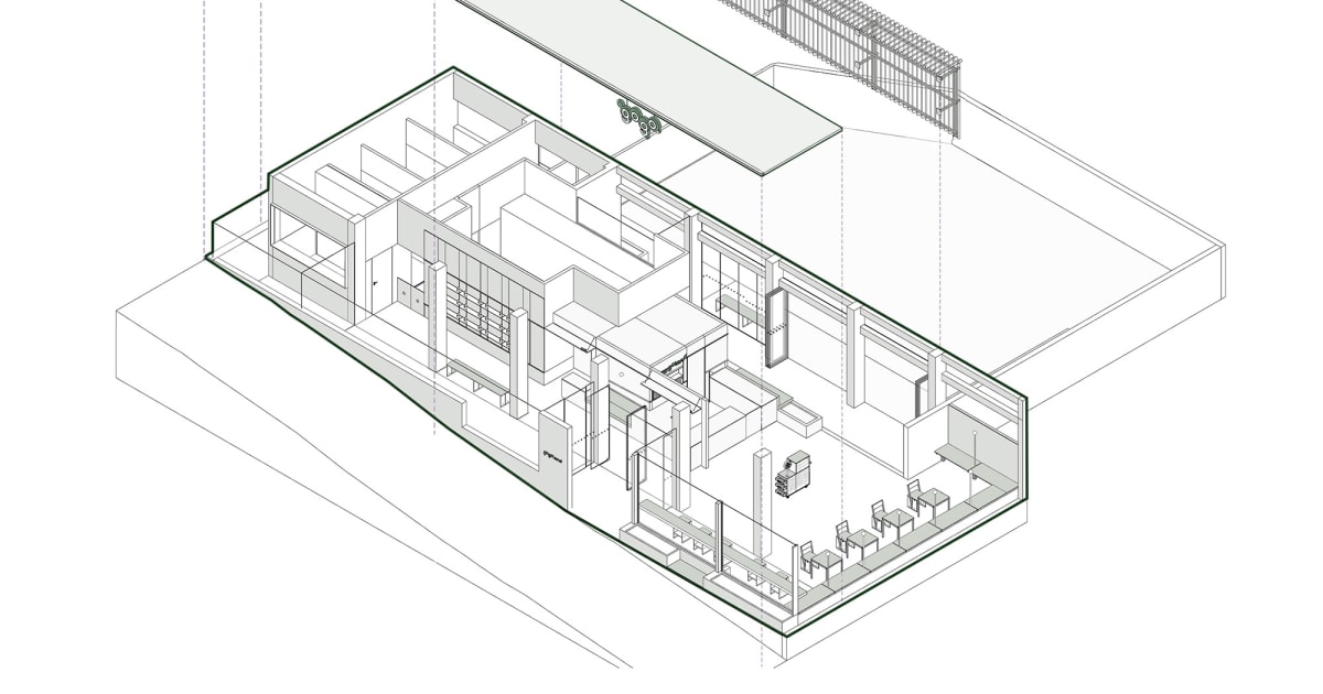 Modern Office Concrete Glass Floor Plan | Feel Design