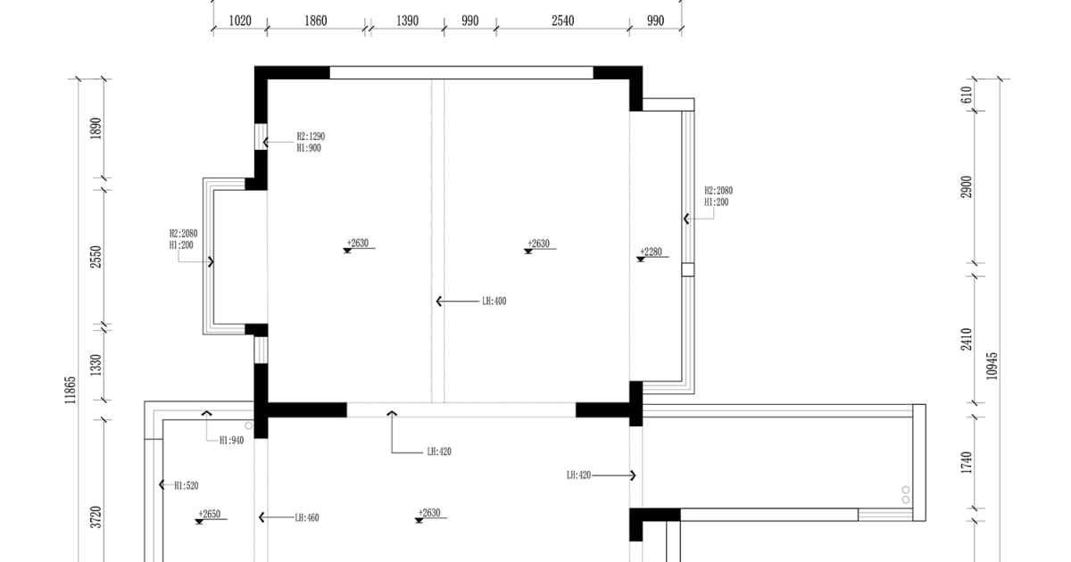 Modern Concrete Floor Plan | Feel Design