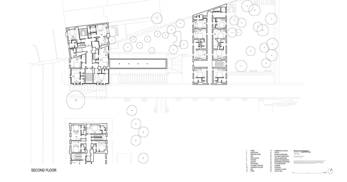 Second Floor Architectural Blueprint | Feel Design