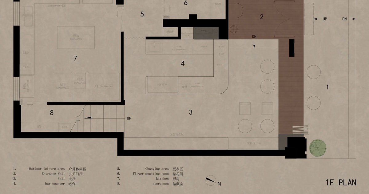 Modern House Floor Plan with Multilingual Labels | Feel Design